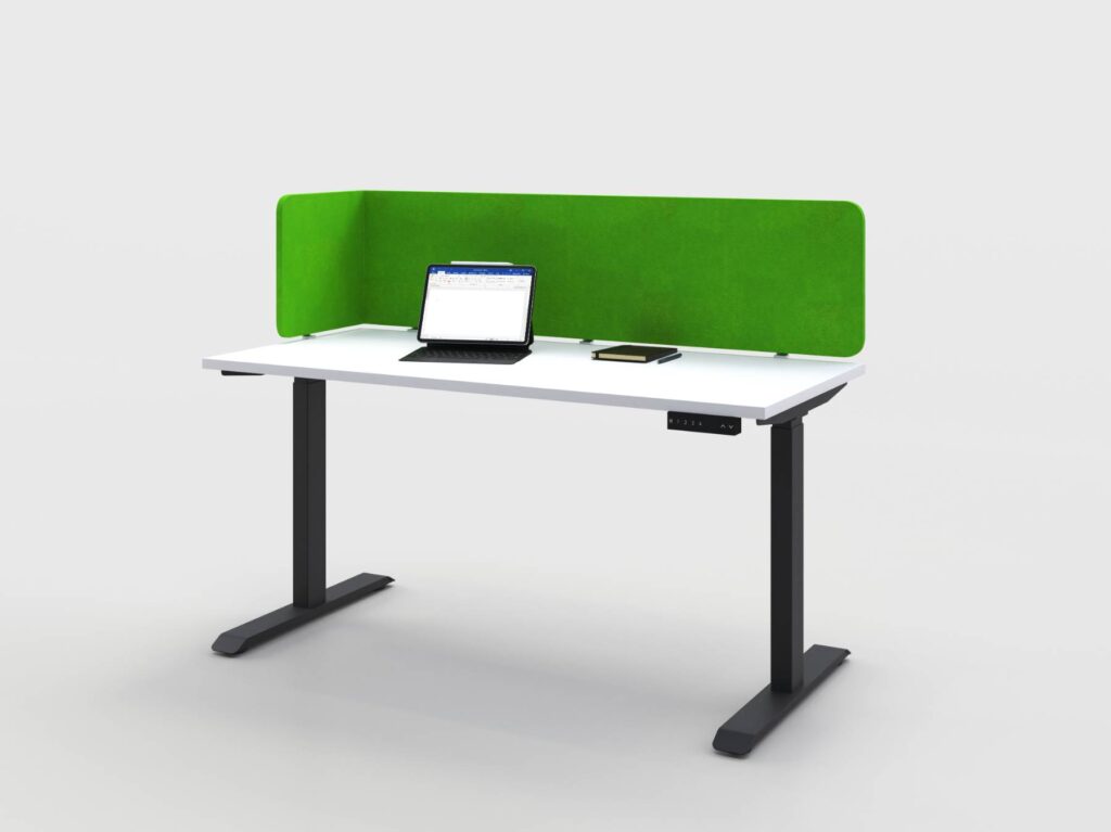 Saturn II Workstation - Round Leg - Topaz Furniture